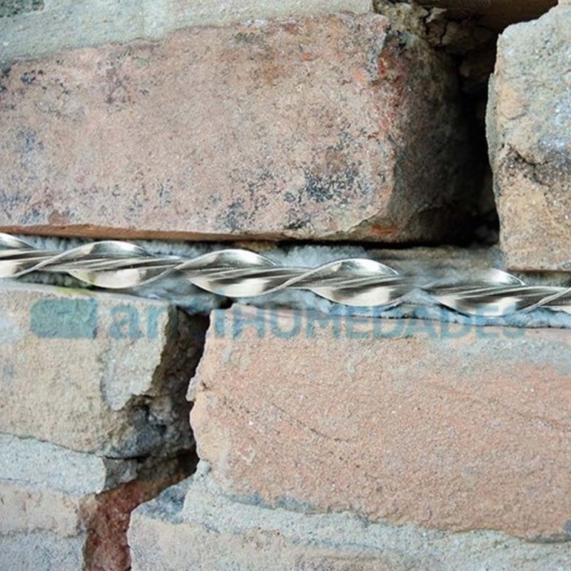 Varilla helicoidal acero inox ø 8 mm para refuerzo estructural de ...