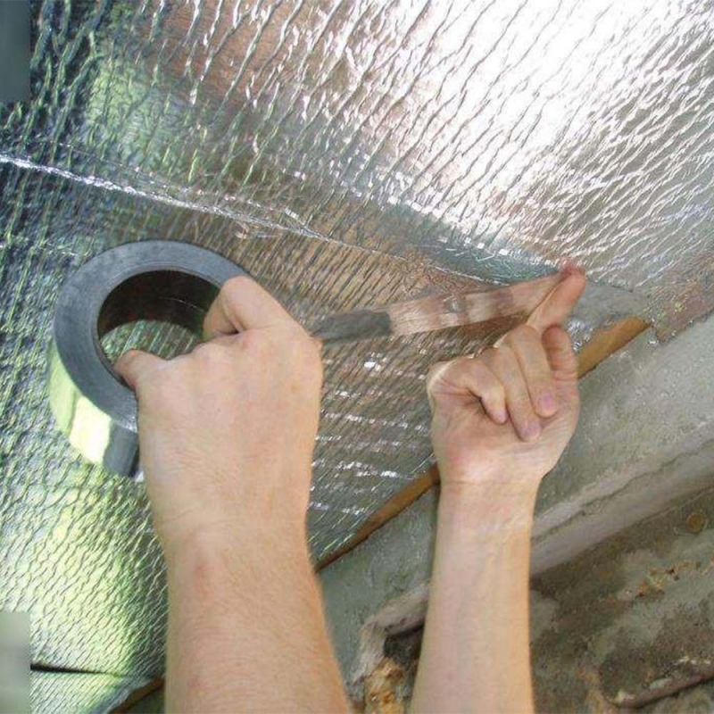 Cinta autoadhesiva de Aluminio para solapes y uniones Tamaño 10 metros ...